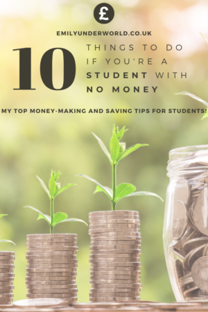 10 Things To Do If You're A Student With No Money