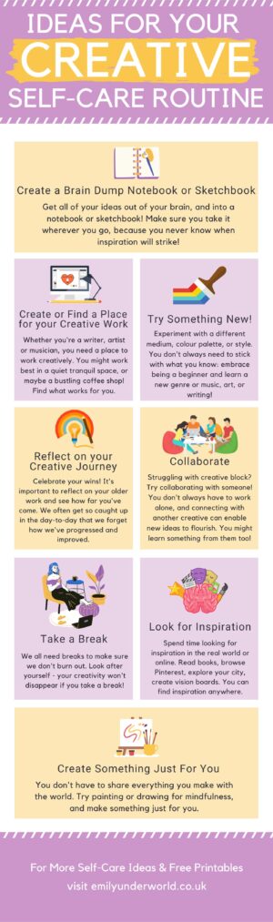 8 Ideas For Your Creative Self-Care Routine