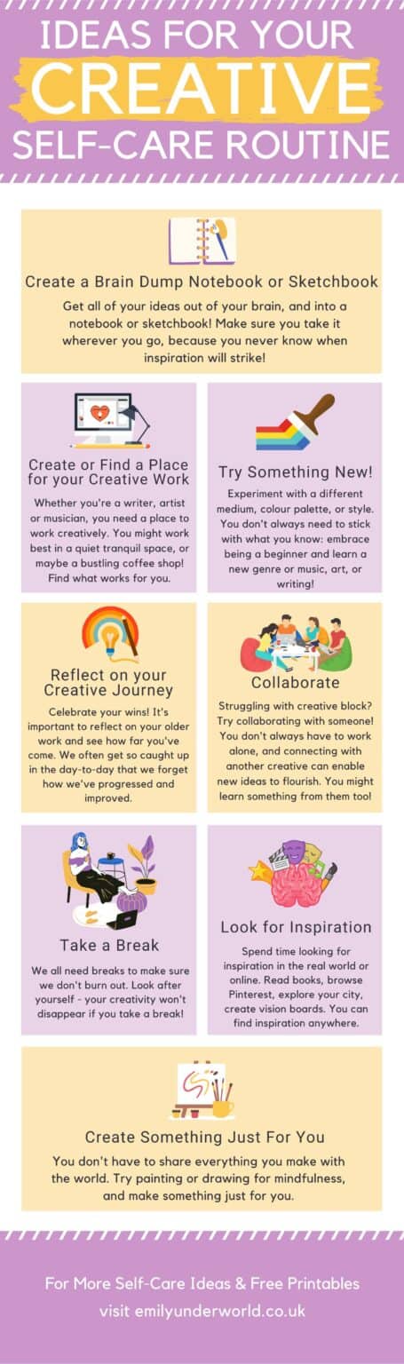 8 Ideas For Your Creative Self-Care Routine