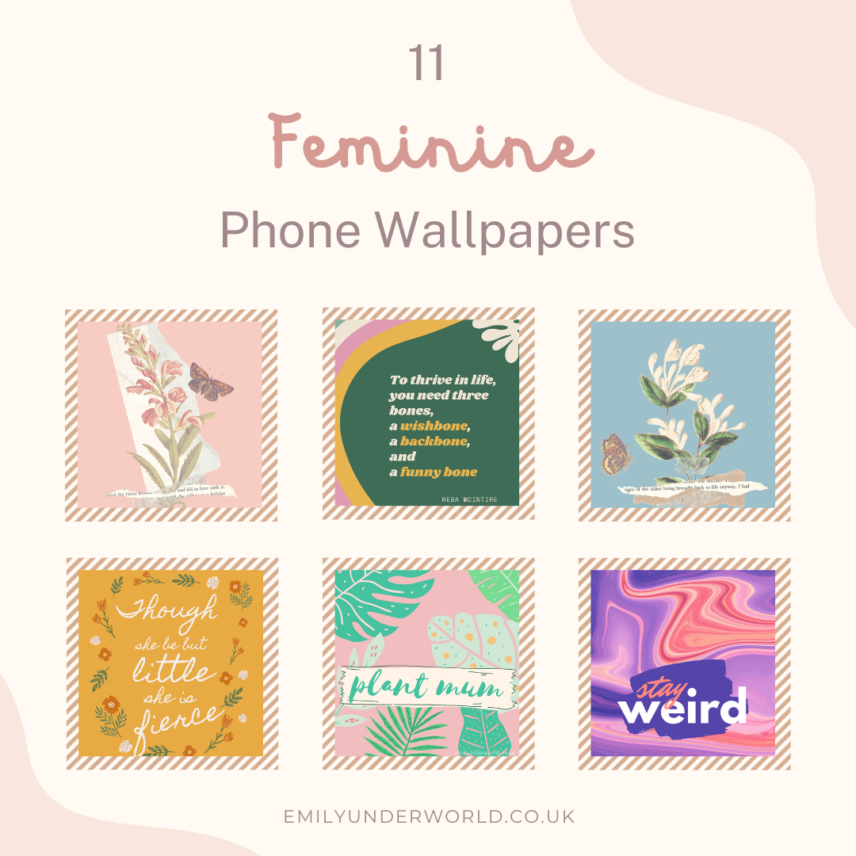 11 Beautiful Free Feminine Phone Wallpapers
